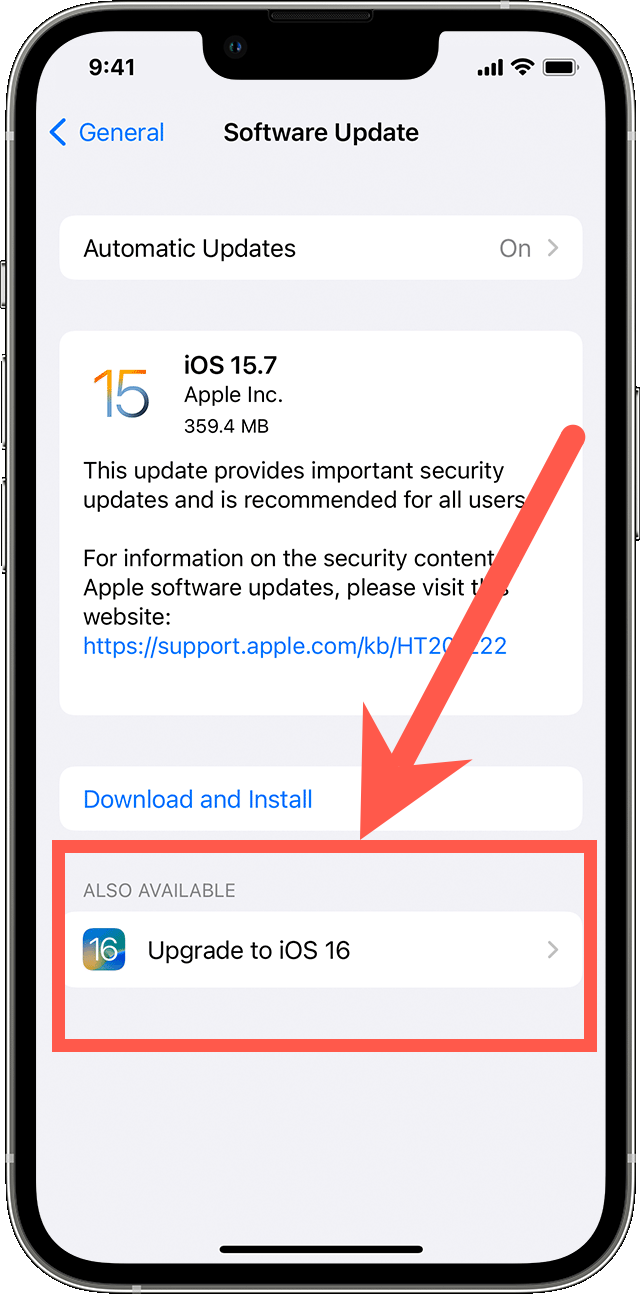 Update your iPhone/iPad – EveryStep