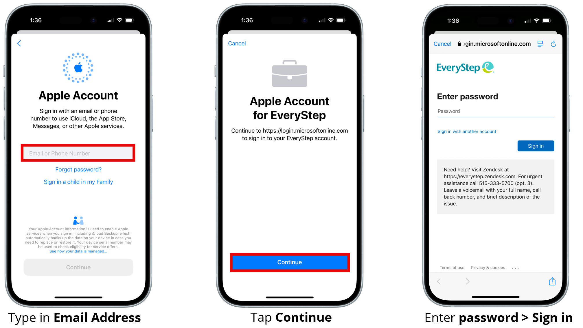 Setup/Enroll EveryStep iPhone – EveryStep