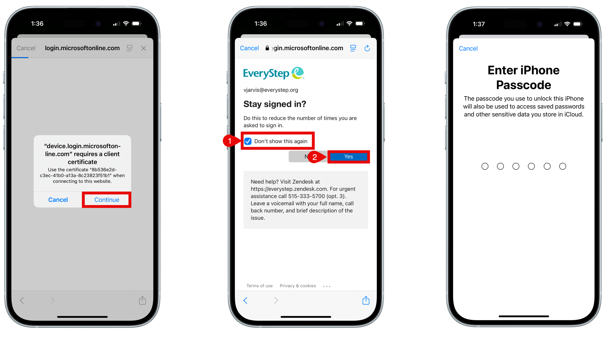 Setup/Enroll EveryStep iPhone – EveryStep