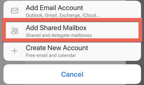 Add a shared mailbox to Outlook App – EveryStep