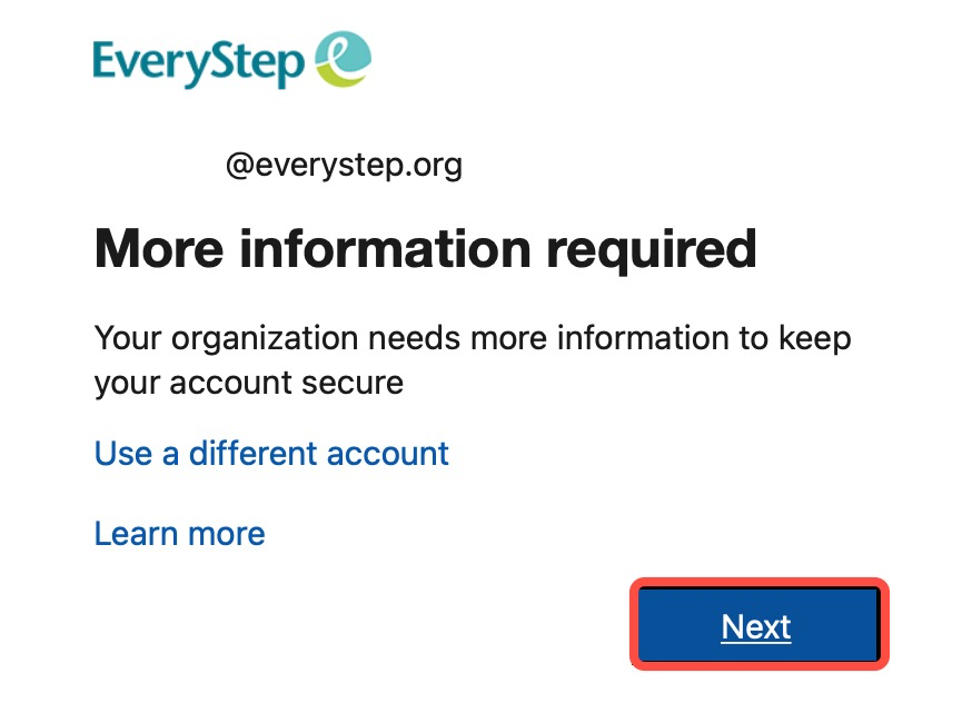 Set up MFA (Multi-factor authentication) – EveryStep